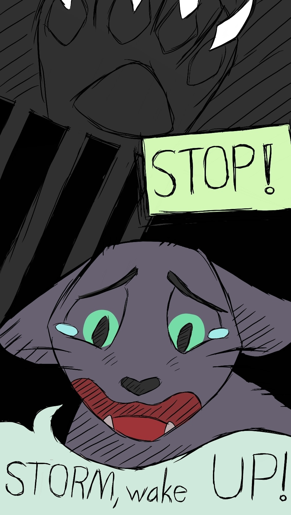 Read The Crooked Path: A Warrior Cats Fancomic :: Nightmare | Tapas Comics