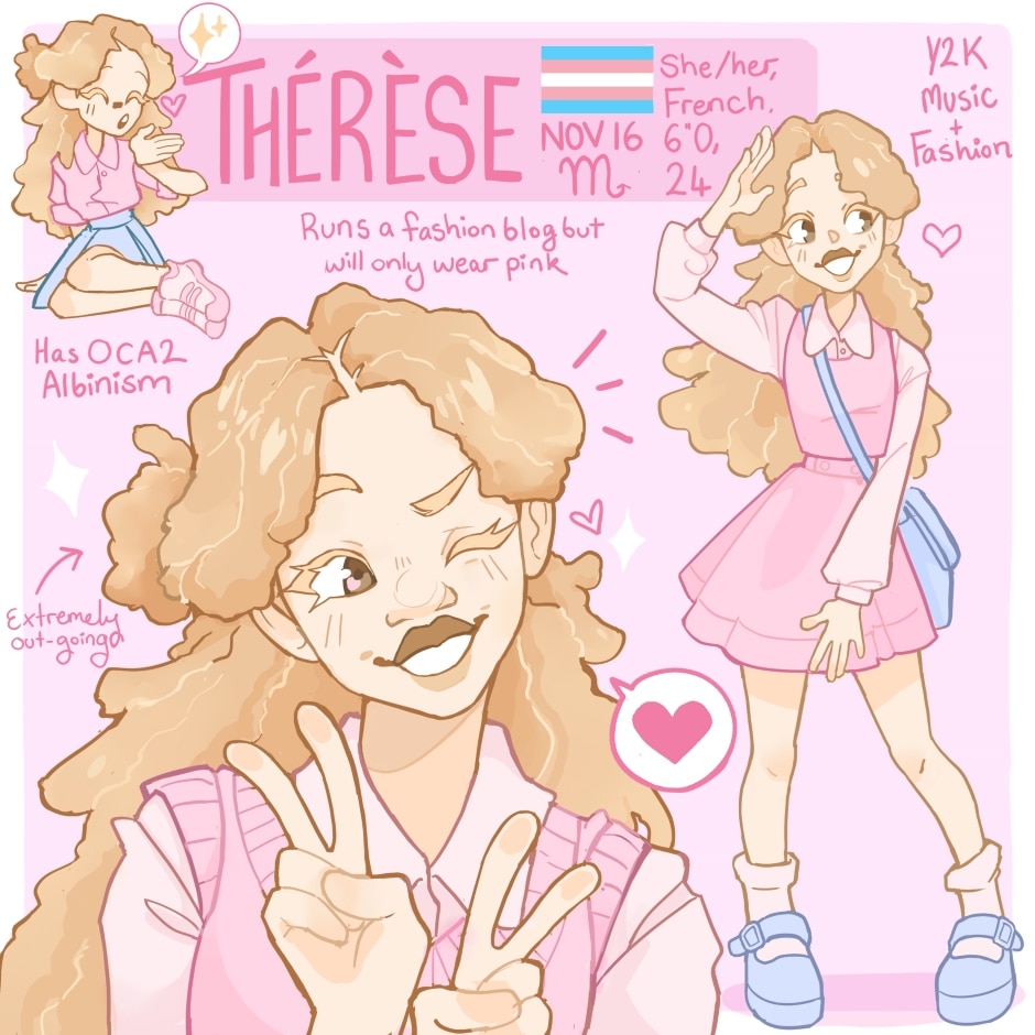 Read Sunflowers and Lavender :: [INTERMISSION] : Character Sheets! | Tapas Comics