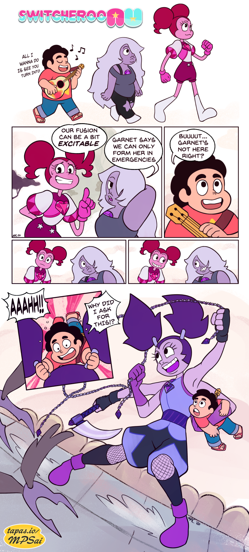 Read Switcheroo AU - Steven Universe AU :: Iolite | Tapas Comics