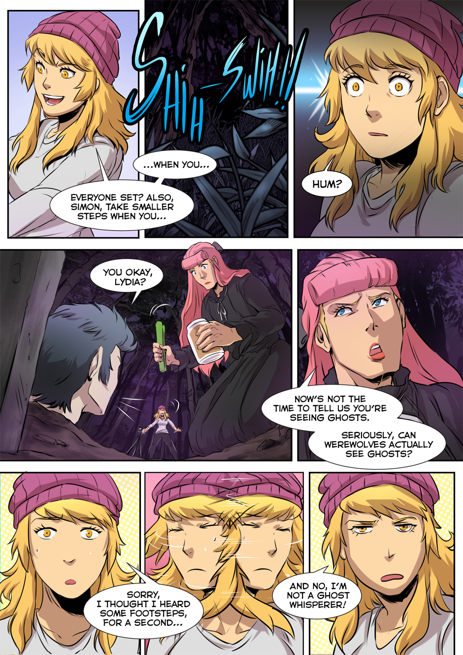 Read Moonlit Brew :: First Day Jitters | Tapas Comics