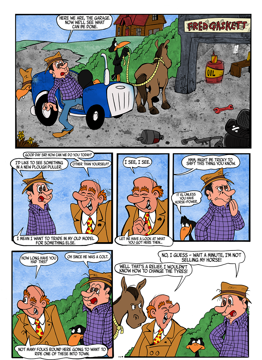 Read Stan The Crow :: A Tractor Tension - part 4 | Tapas Comics