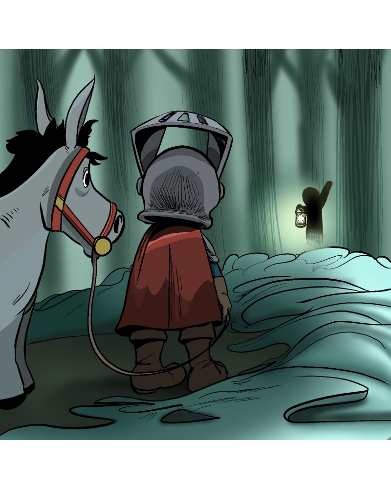 Read Nigel The Littlest Knight :: Nigel and the Ghost pt. 1 | Tapas Comics