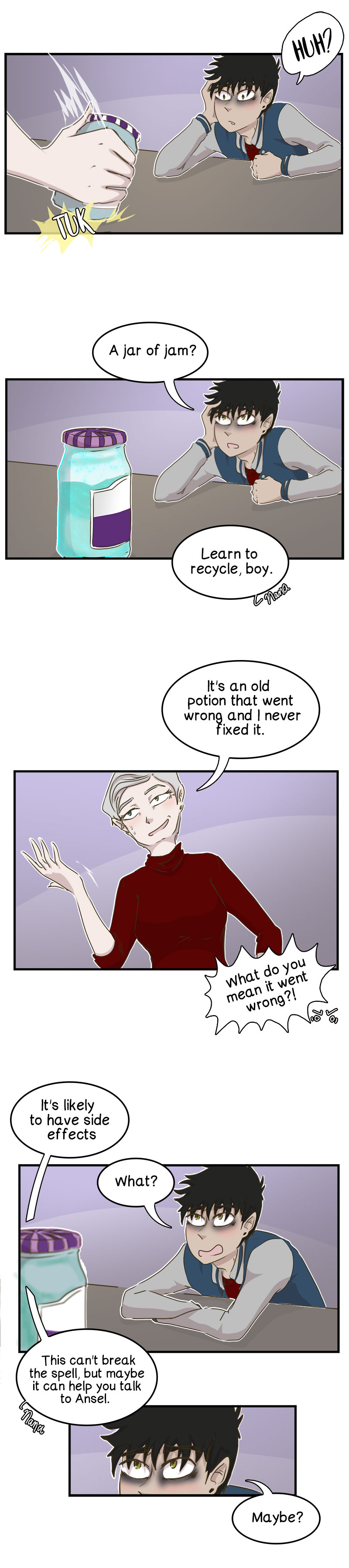 Read That awkward magic! :: Chapter 28 - Part 5 | Tapas Comics