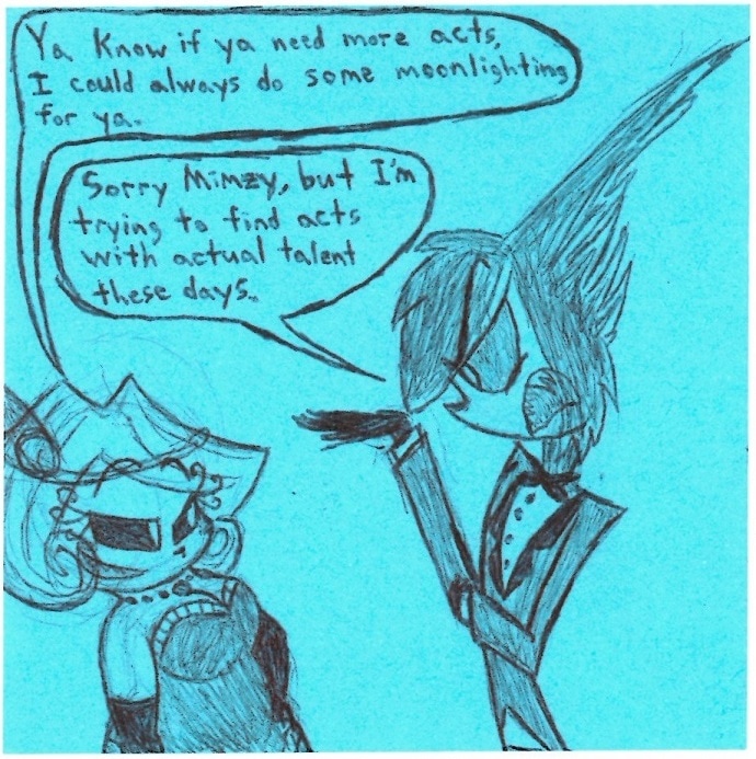 Read Hazbin Hotel: The Forgery :: I missed drawing Mimzy | Tapas Comics