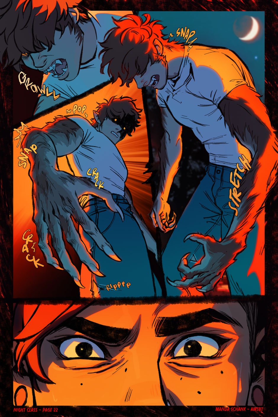 Read Night Class :: Pages 021 - 023 - Ch 1 Finale | Tapas Comics