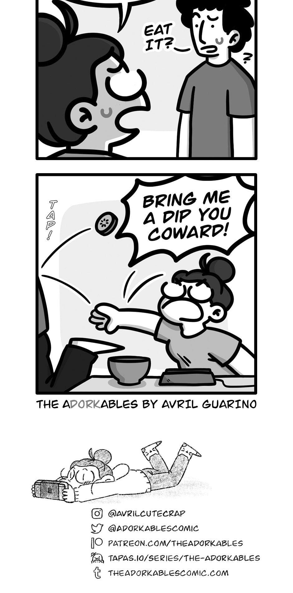 Read The Adorkables :: 284: Dip | Tapas Comics