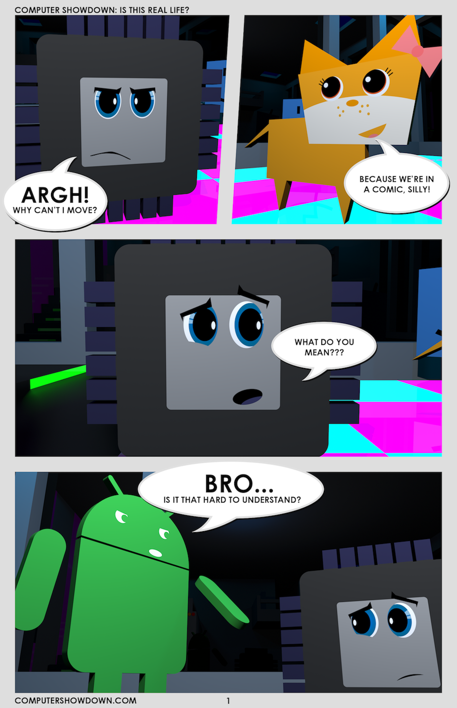 Read Computer Showdown :: Is This Real Life? | Tapas Comics