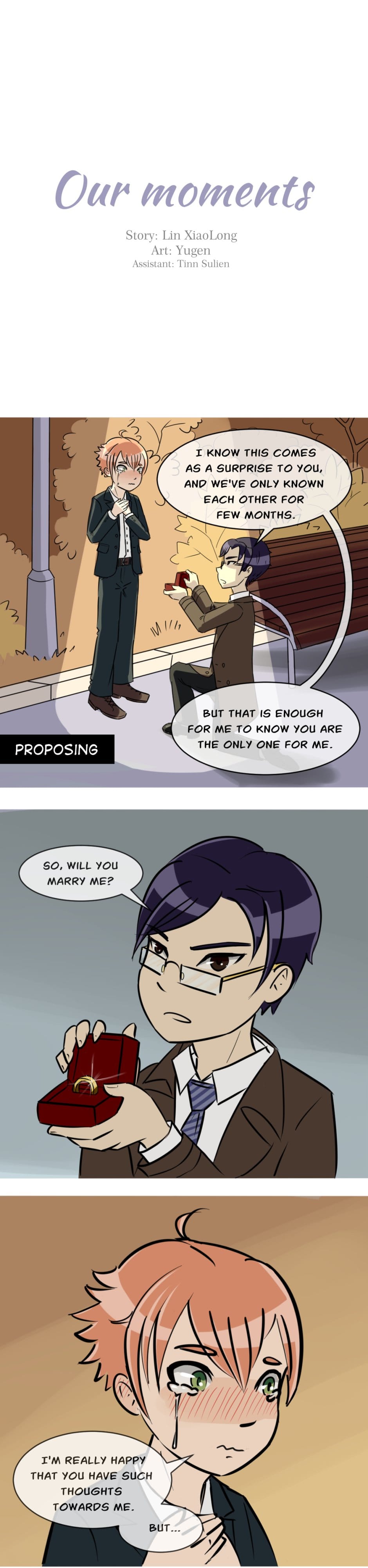 Read Our Moments ~Short BL Stories~ :: #3 Proposing | Tapas Comics