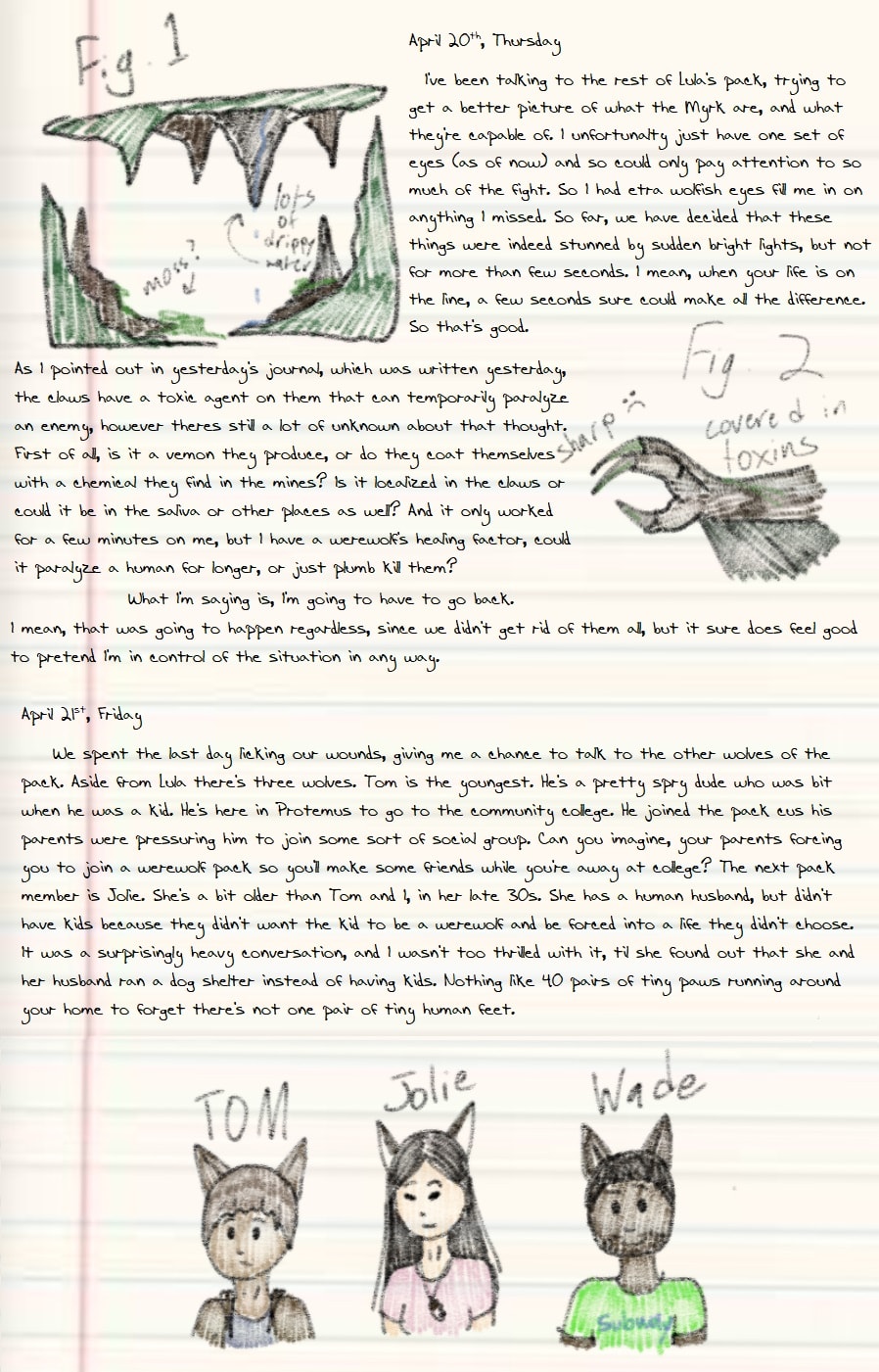 Read Cryptids by Cryptid :: The pack | Tapas Comics