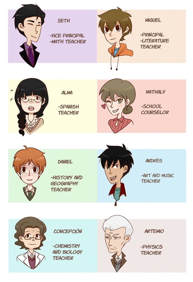 A common teacher :: Characters | Tapas