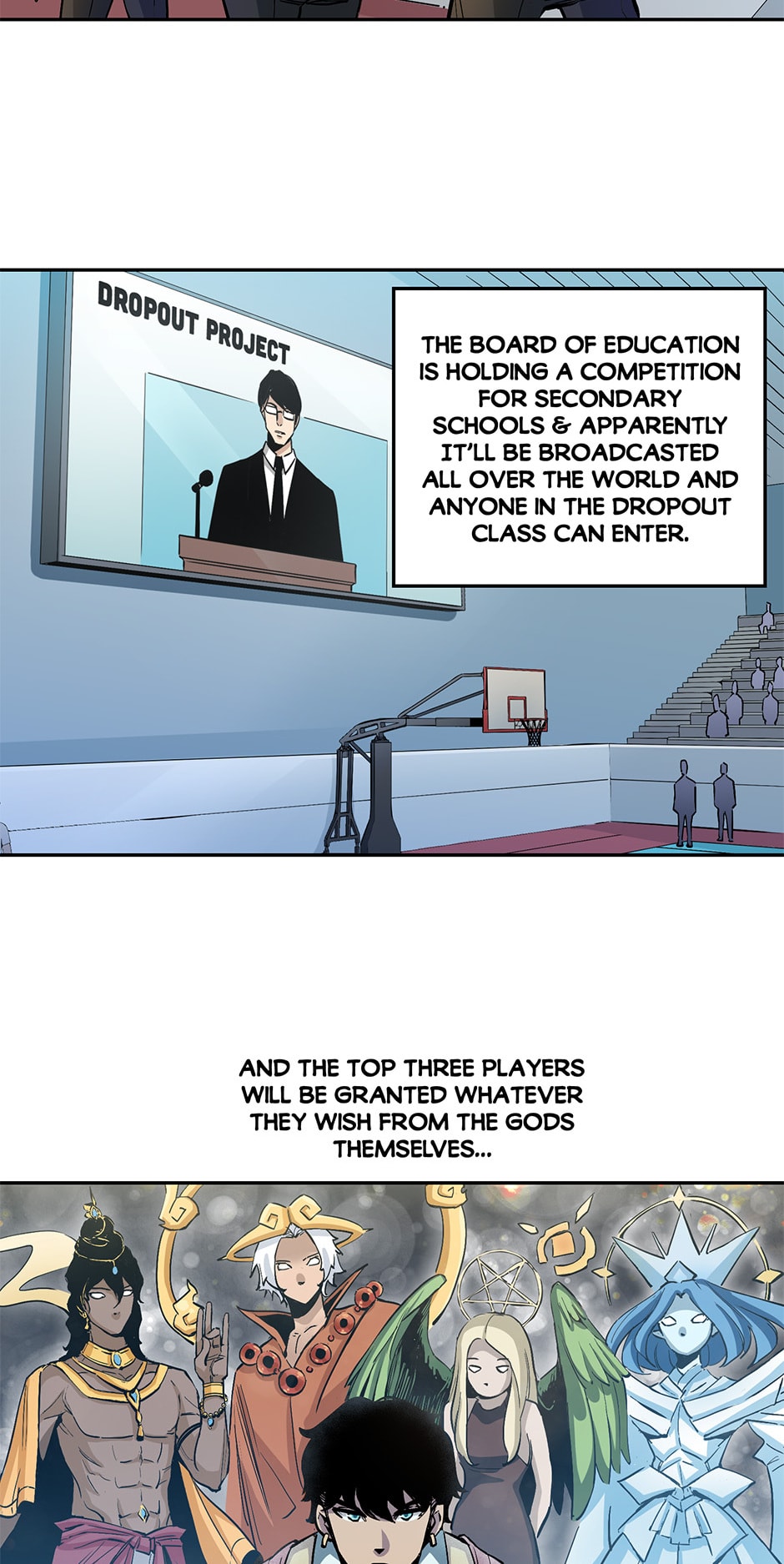 Read Dropout Project :: Episode 0 (Prologue) | Tapas Comics