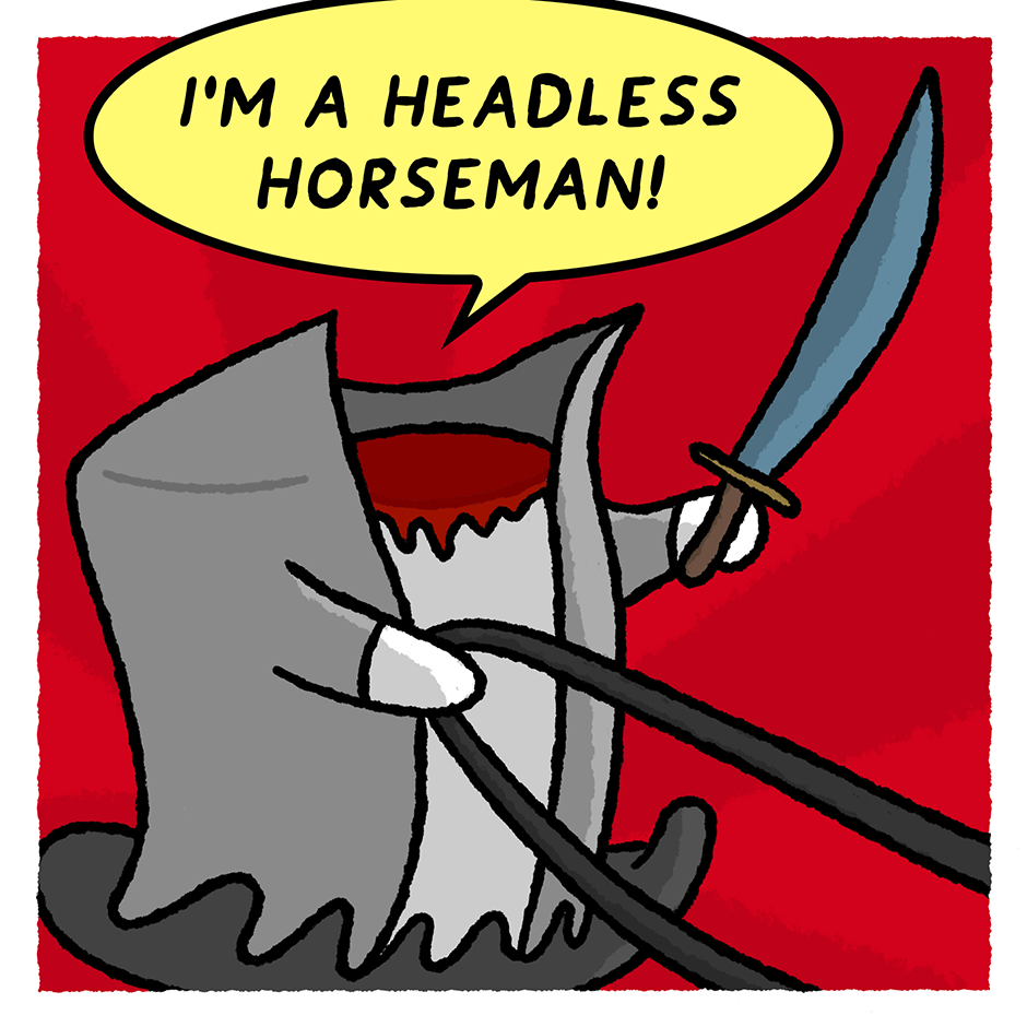 Read Almost 100 Ghosts :: Headless Horseman | Tapas Comics