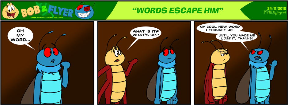 Read Bob & Flyer :: Words Escape Him | Tapas Comics