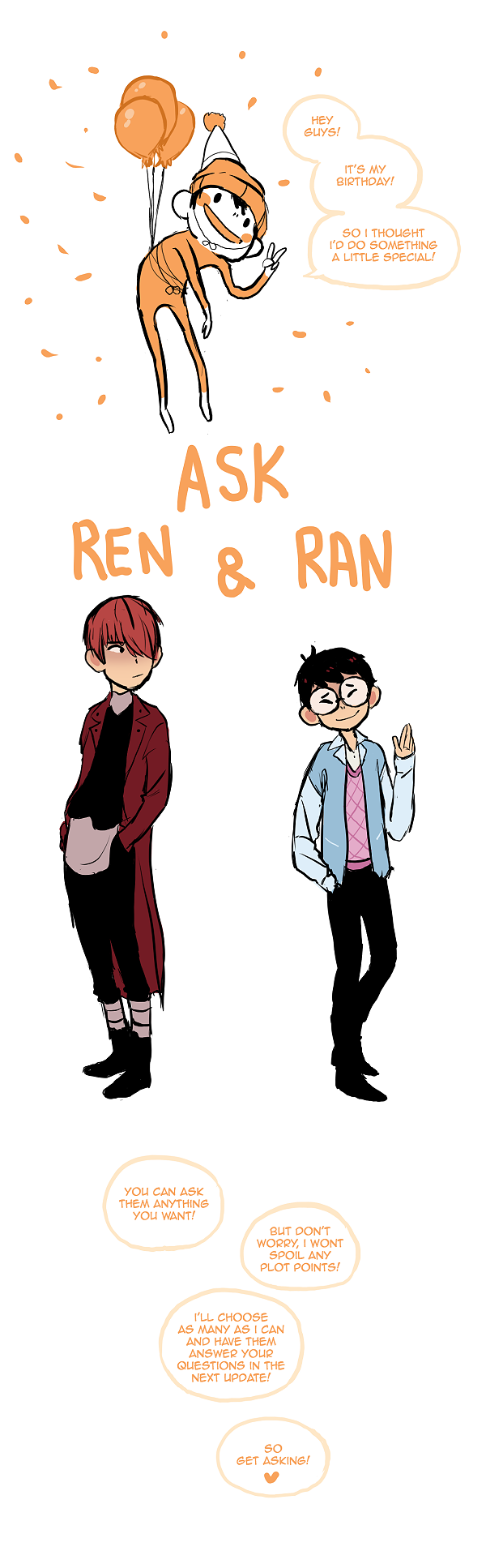 Read Ren x Ran :: Ask Ren + Ran (Special) | Tapas Comics