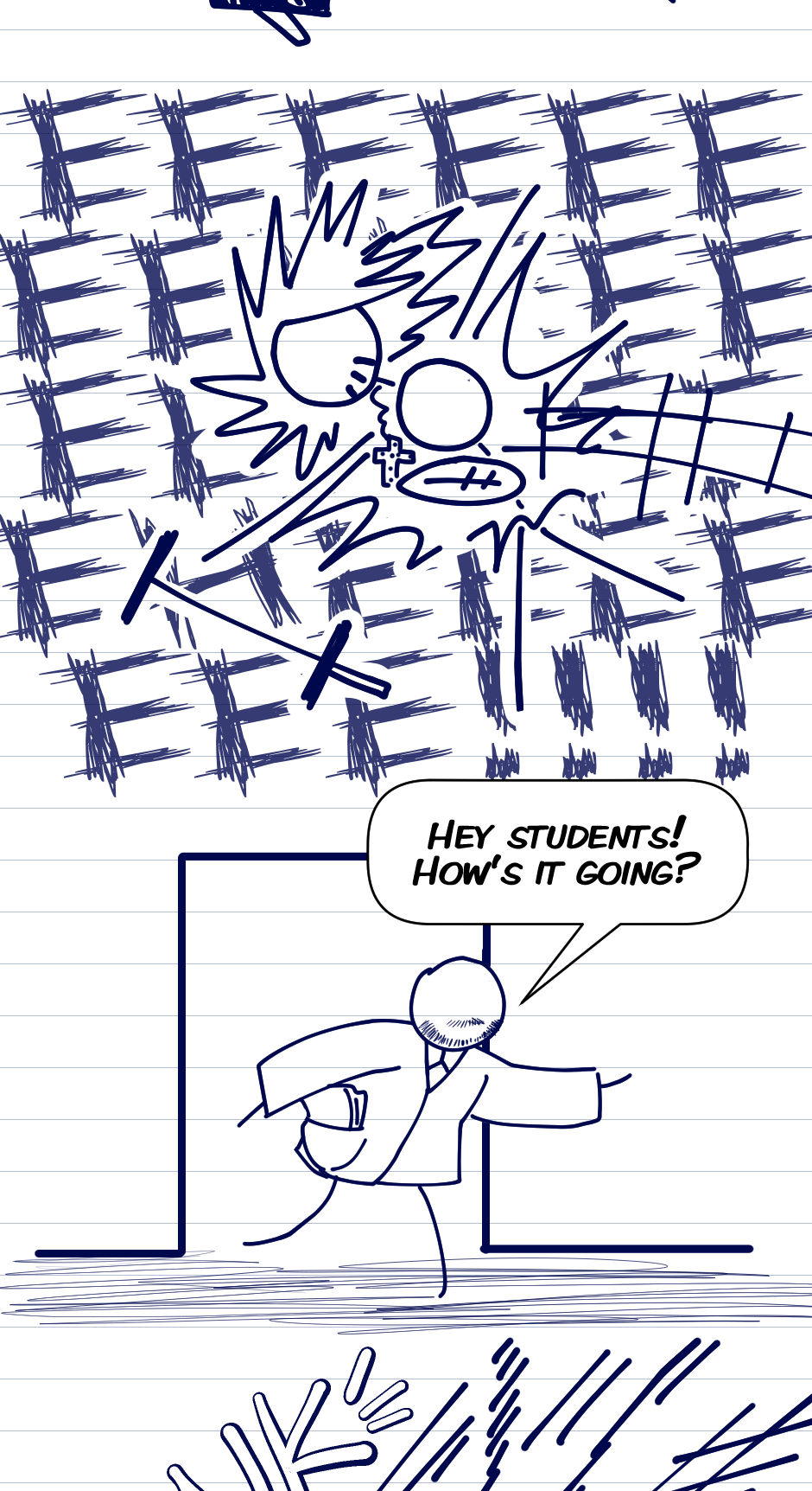 Read That Stick Figure Isekai :: Episode 13 (Dodgeball Arc Part 4) | Tapas Comics