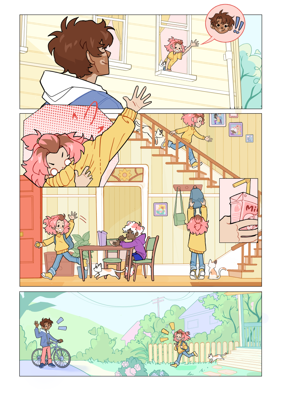 Read Sunflowers and Lavender :: [INTERMISSION] : Bonus! Penny's Morning Routine 2/3 | Tapas Comics