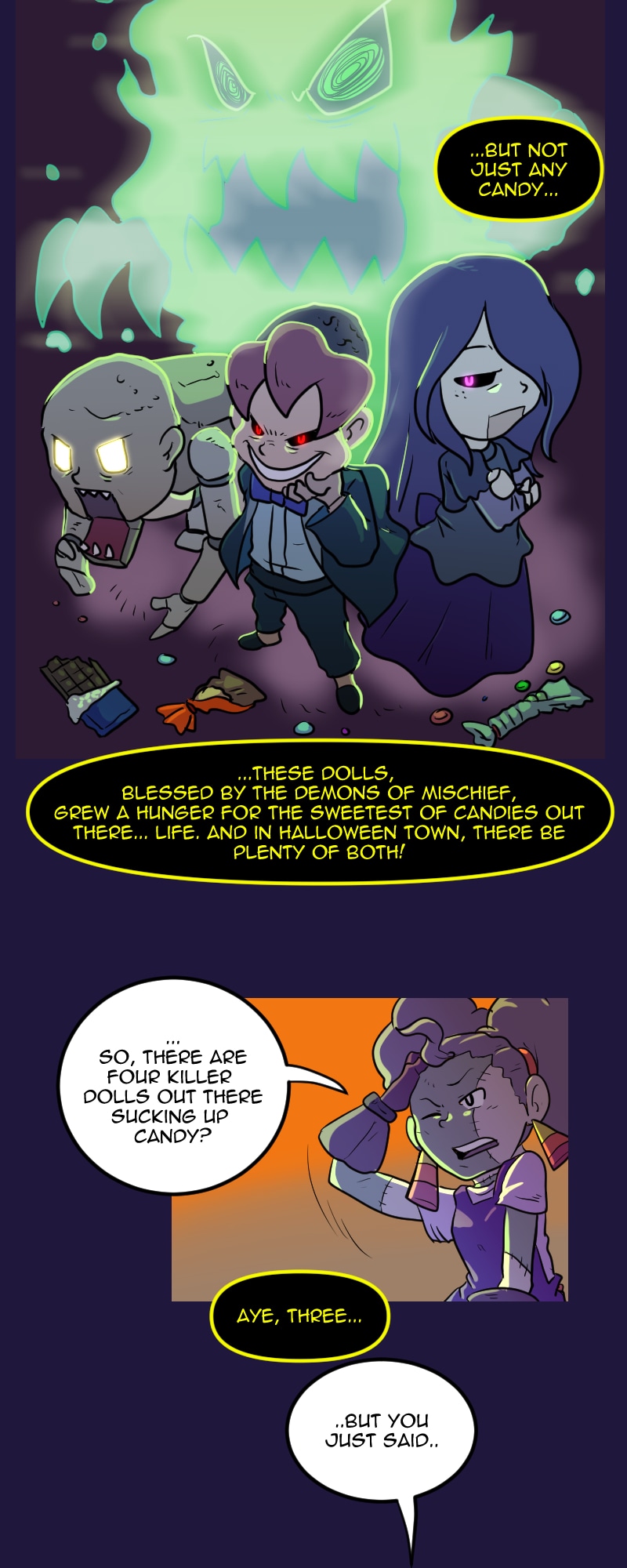 Read Revenge of the Candy Snatchers :: Chapter 2-2 | Tapas Comics