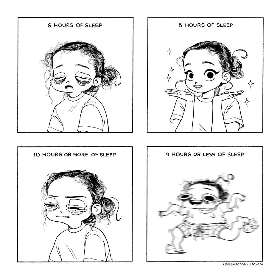 Read Cassandra Comics :: Amount of sleep | Tapas Comics