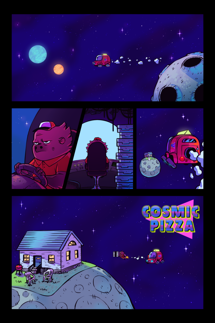 COSMIC PIZZA :: 1-1: ANOTHER DAY... | Tapas