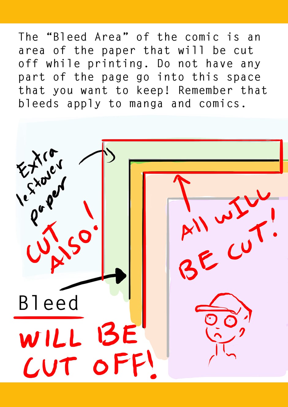 Read How to Make Comics :: Margins and Paper Sizes | Tapas Comics