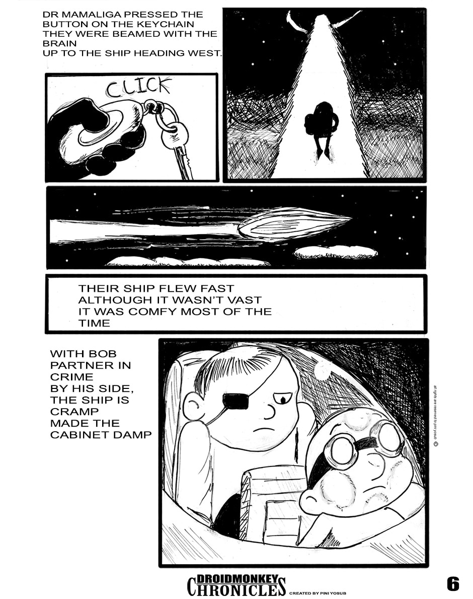 Read DROIDMONKEY CHRONICLES :: NO ROOM FOR TWO | Tapas Comics