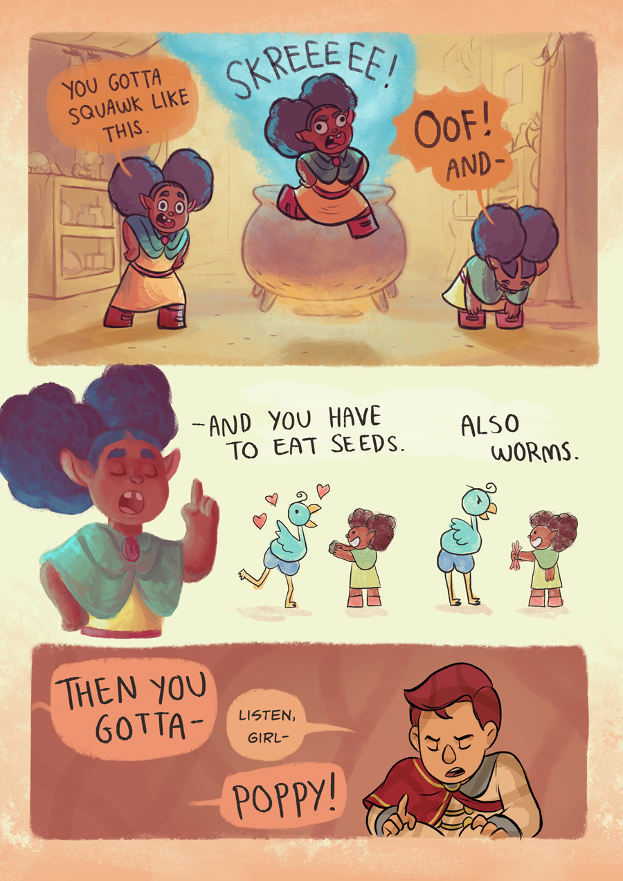 Read Tales from the Well :: Birb lessons | Tapas Comics