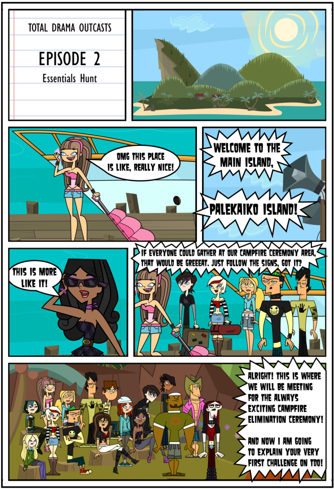 Read Total Drama Outcasts :: Essentials Hunt | Tapas Comics