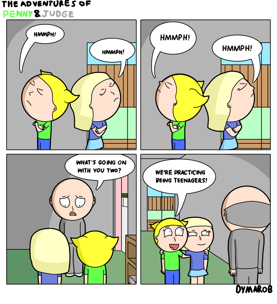 Read The Adventures of Penny and Judge :: Hmmph! | Tapas Comics