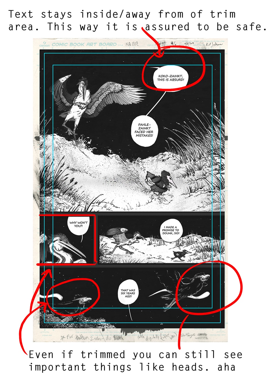 Read How to Make Comics :: Margins and Paper Sizes | Tapas Comics