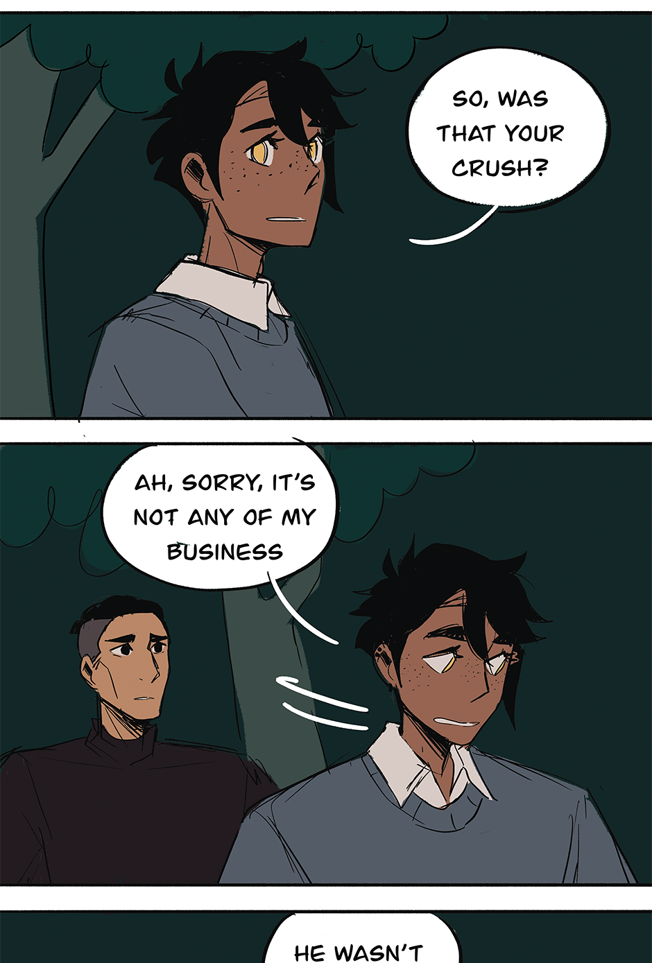 Read Theo & Simon :: 018 - I'm Not Gonna | Tapas Comics