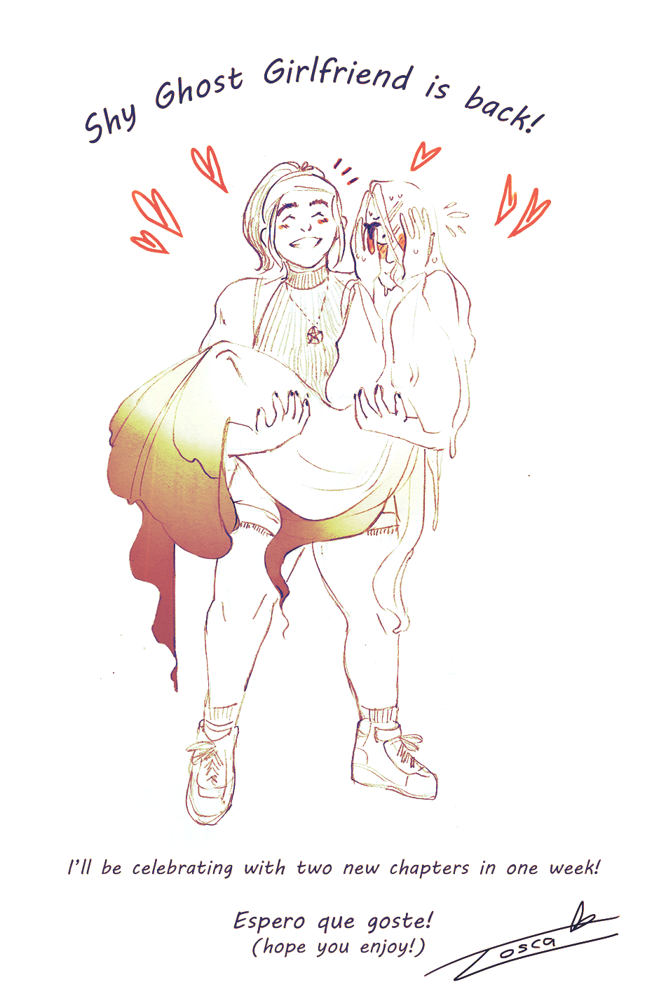 Read Shy Ghost Girlfriend :: Back again! | Tapas Comics