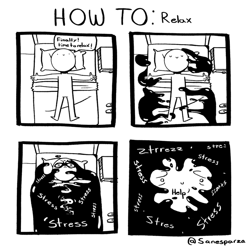 Read How to: Comics :: HOW TO: Relax | Tapas Comics