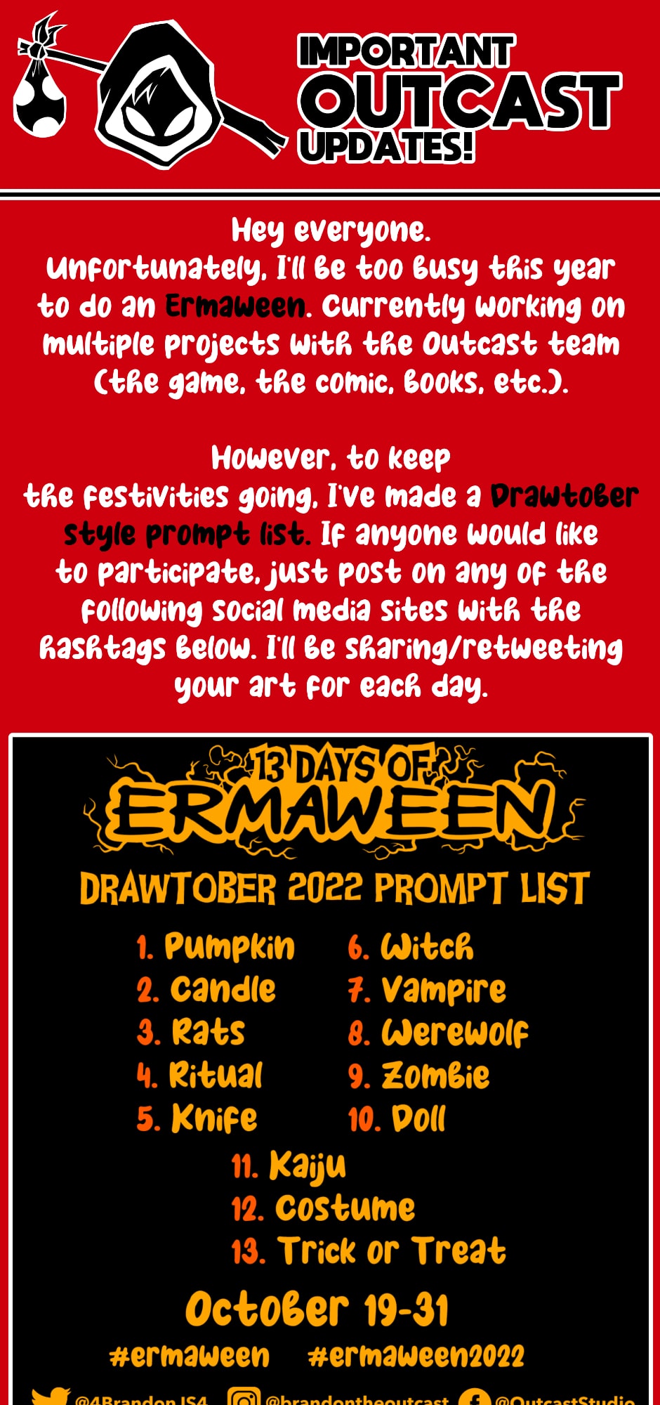 Read Erma :: Update For October | Tapas Comics