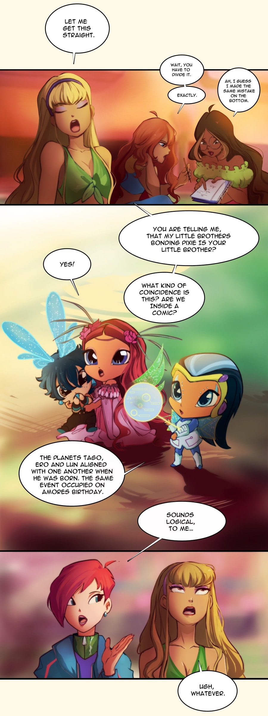 Read Just Us Fairies :: #1: Dawn | Tapas Comics