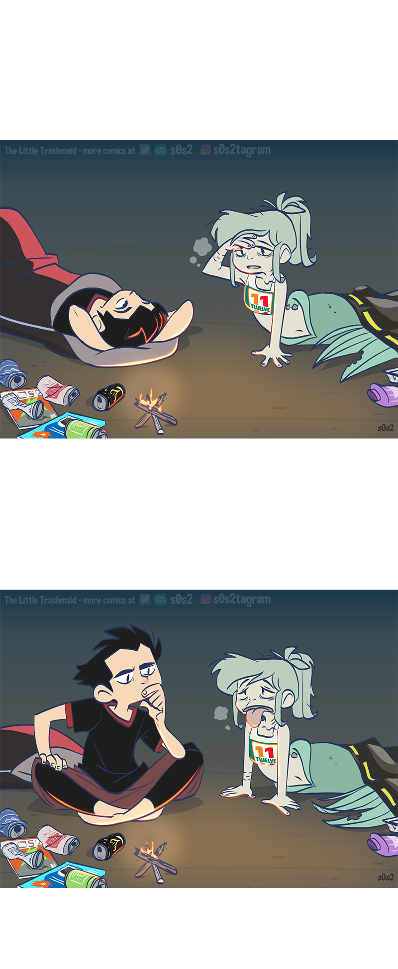 Read The Little Trashmaid :: Water bed | Tapas Comics