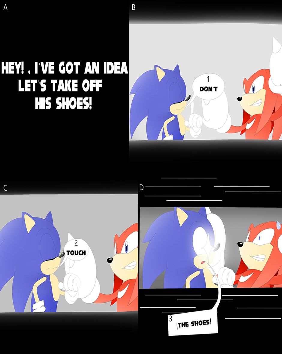 Read Sonic Comic Parodia (FFSx6) :: Don`t... touch... THE SHOES ...