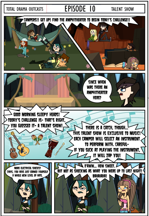 Read Total Drama Outcasts :: Talent Show | Tapas Comics