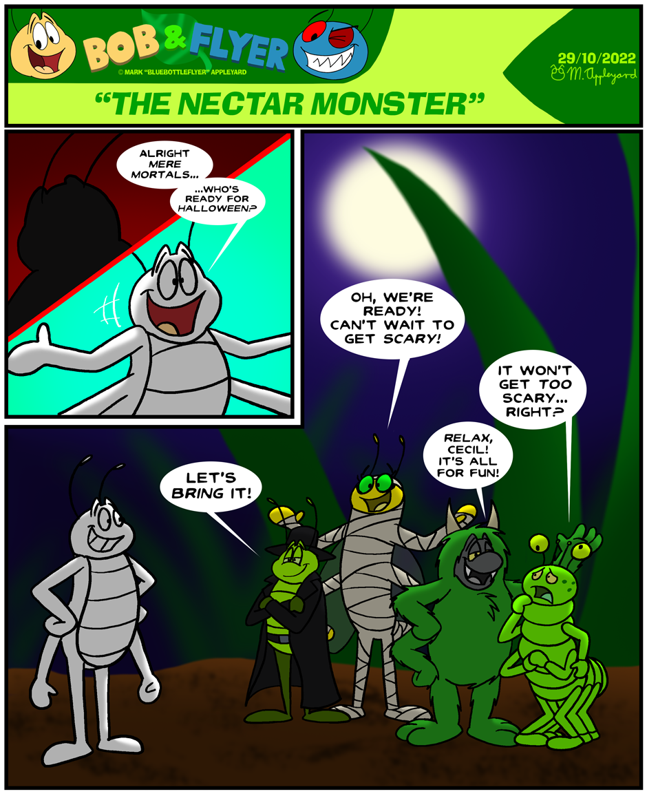 Read Bob & Flyer :: The Nectar Monster | Tapas Comics