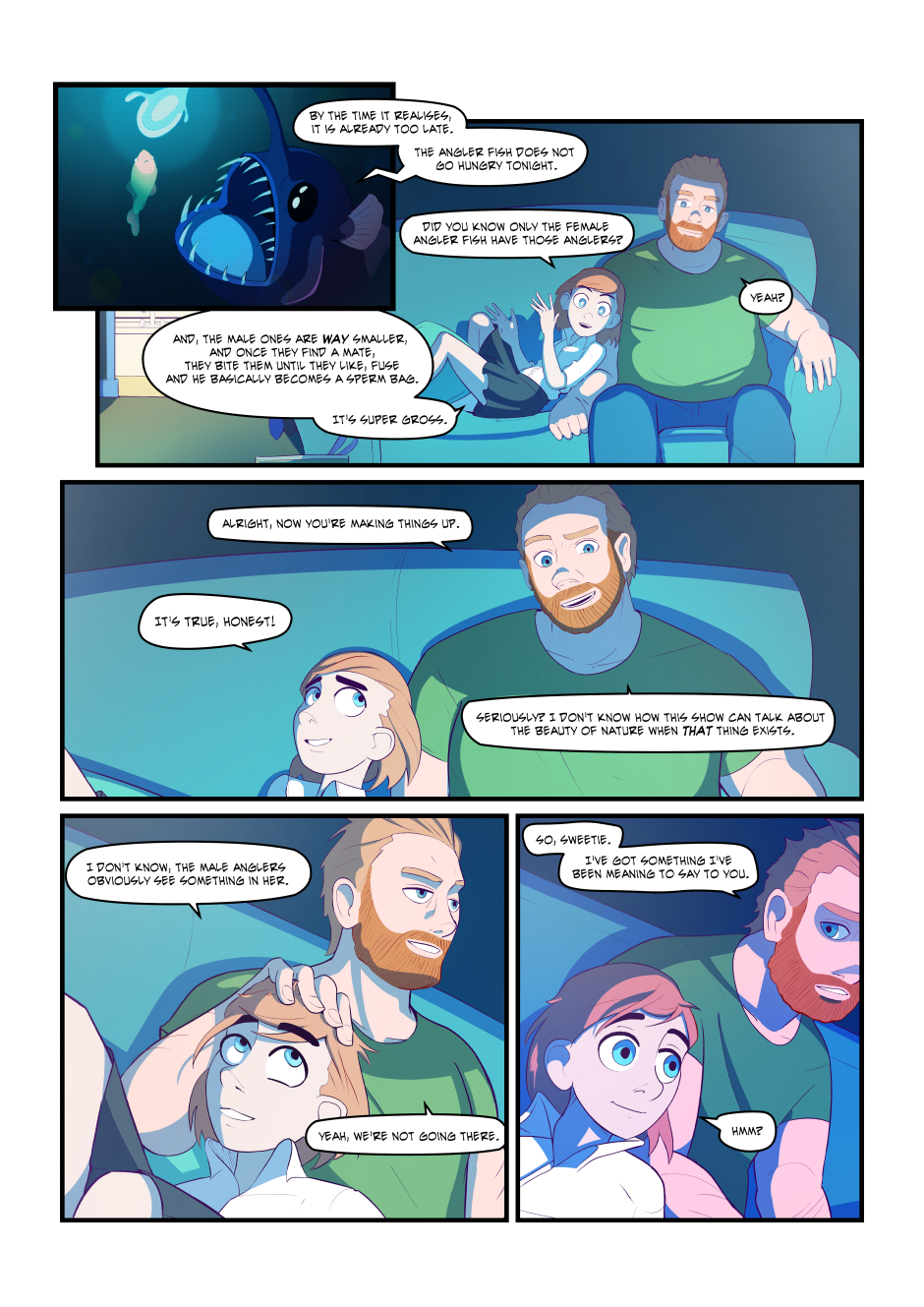 Read The Light in the Abyss :: Angler Facts | Tapas Comics