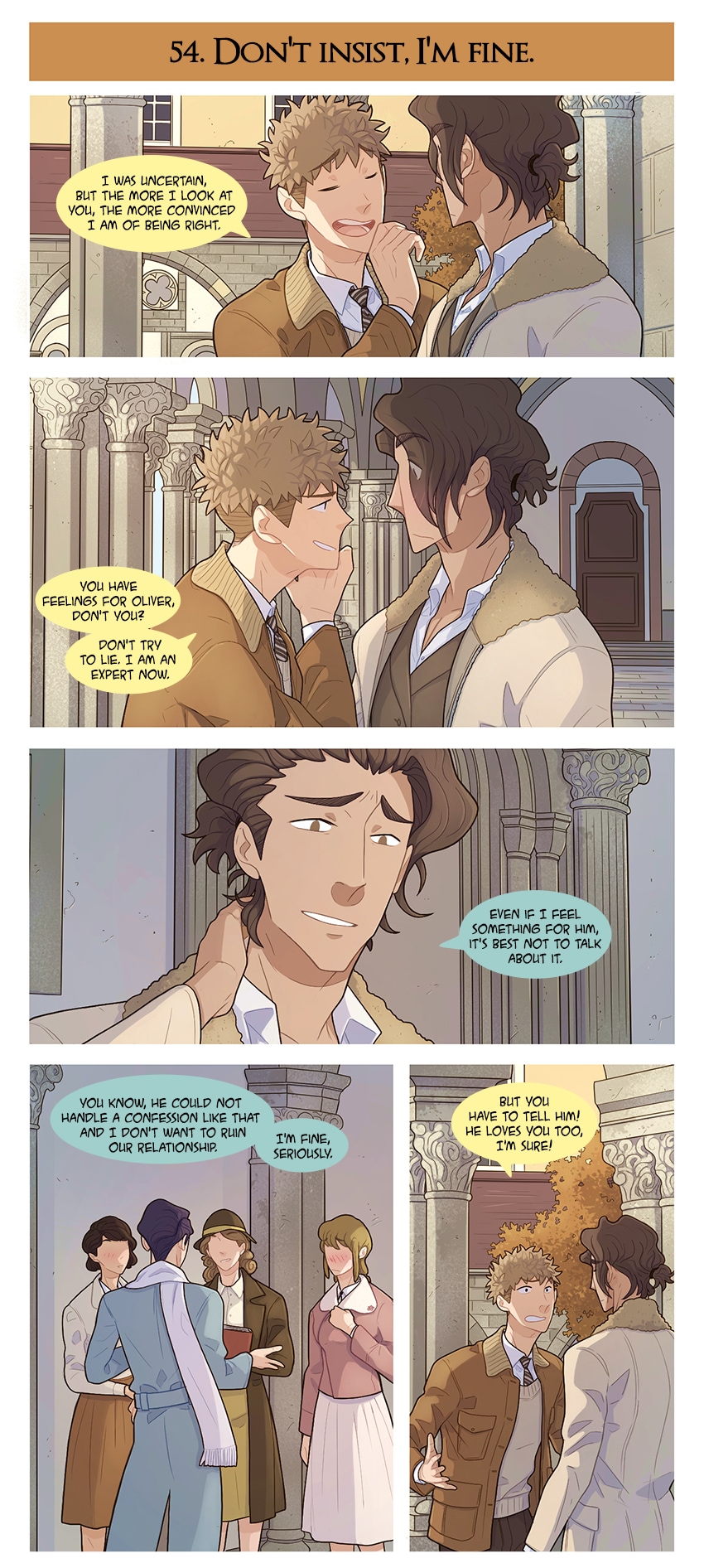 Read Mismatch :: 54. Don't insist, I'm fine. | Tapas Comics