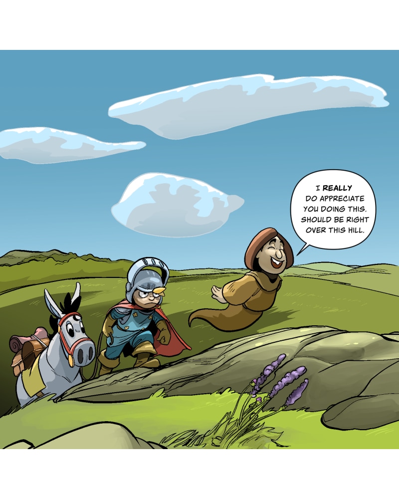 Read Nigel The Littlest Knight :: Nigel and the Ghost pt. 1 | Tapas Comics