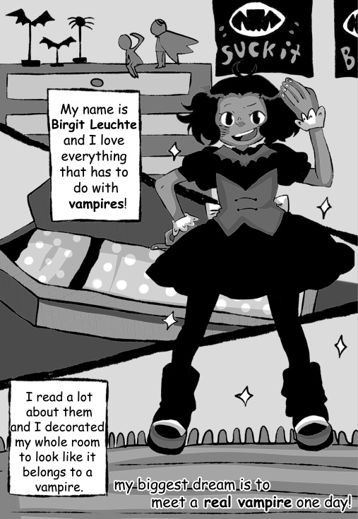 Read GRRRLS - Short Stories :: #05 Vampire Wanted ! | Tapas Comics