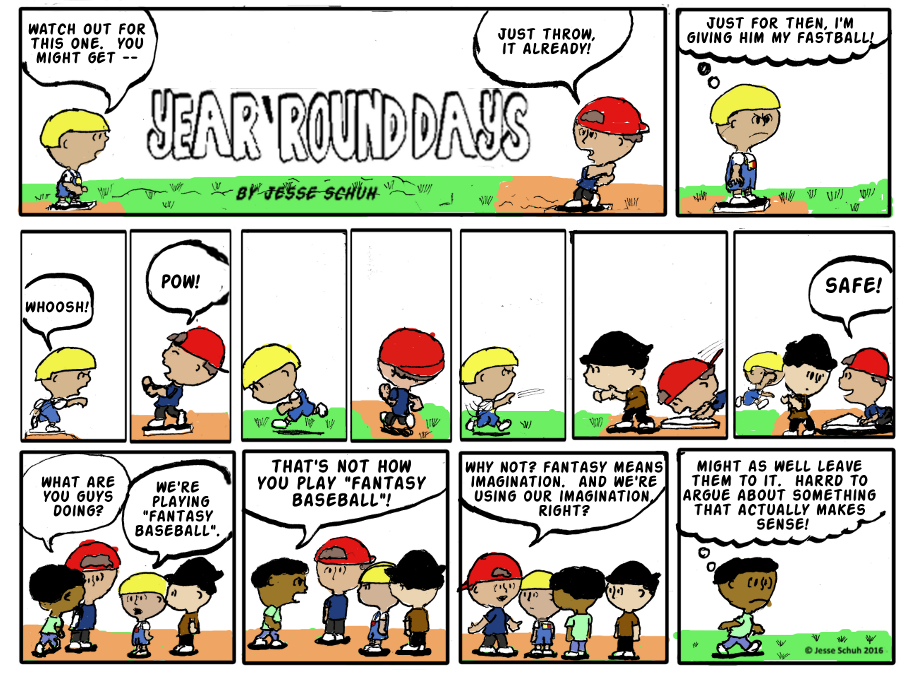 Read Year 'Round Days :: Playing "Baseball" | Tapas Comics