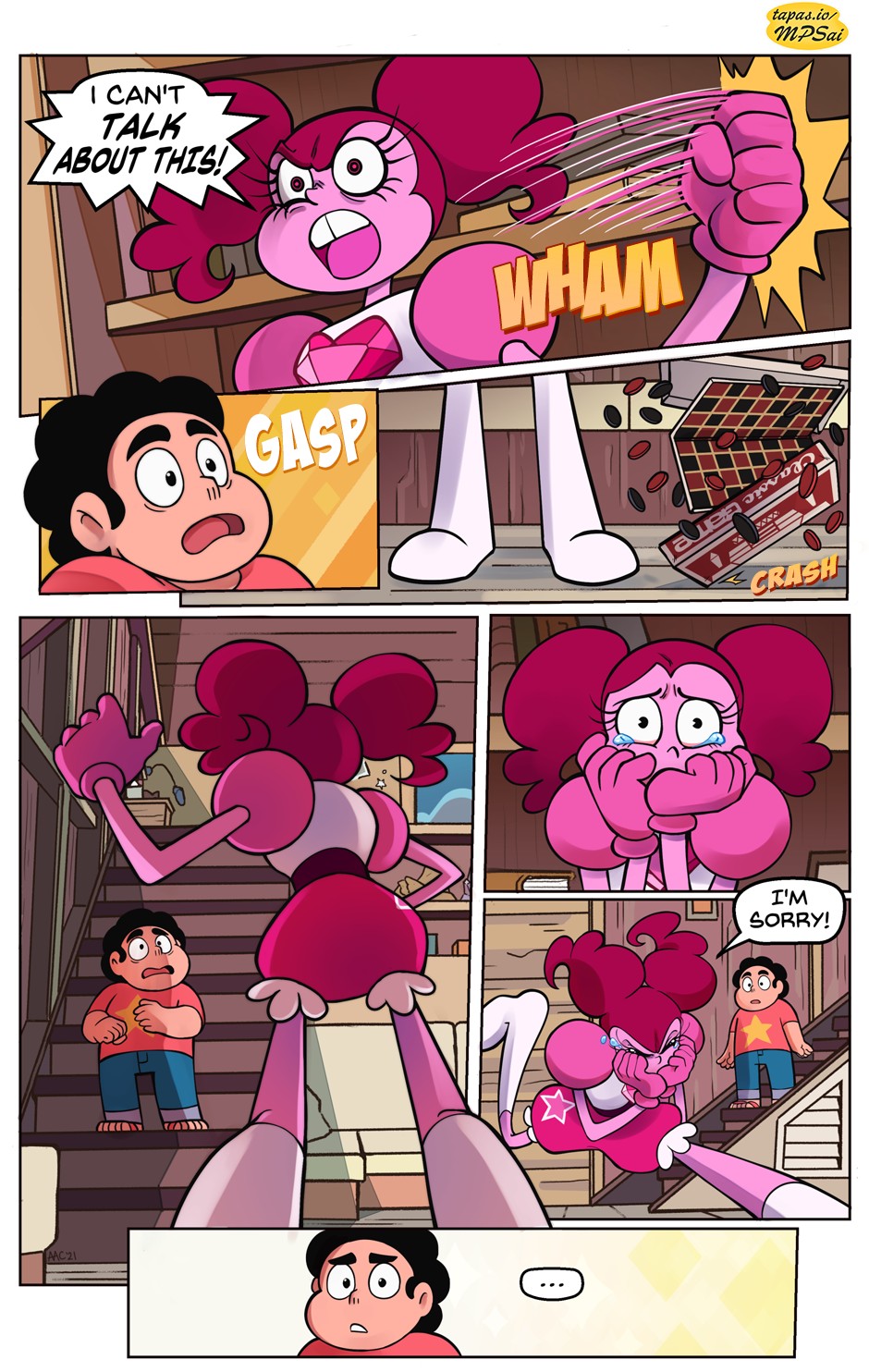 Read Switcheroo AU - Steven Universe AU :: Confrontation (Gem Heist Afterword) | Tapas Comics