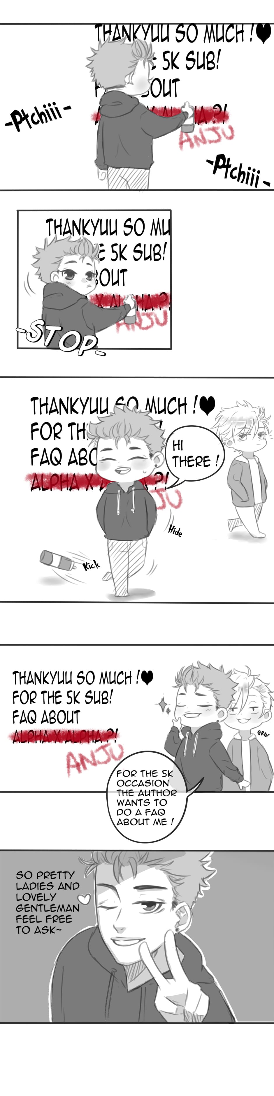 Read Alpha x Alpha ?! :: 5K Subs | Tapas Comics