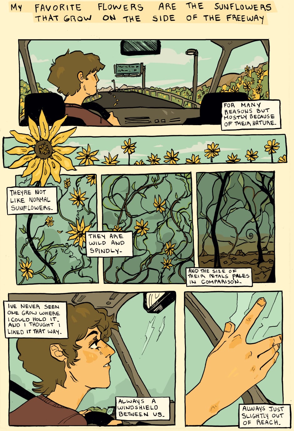 Read Dyll's Comic Archive :: The Life of Freeway Sunflowers | Tapas Comics