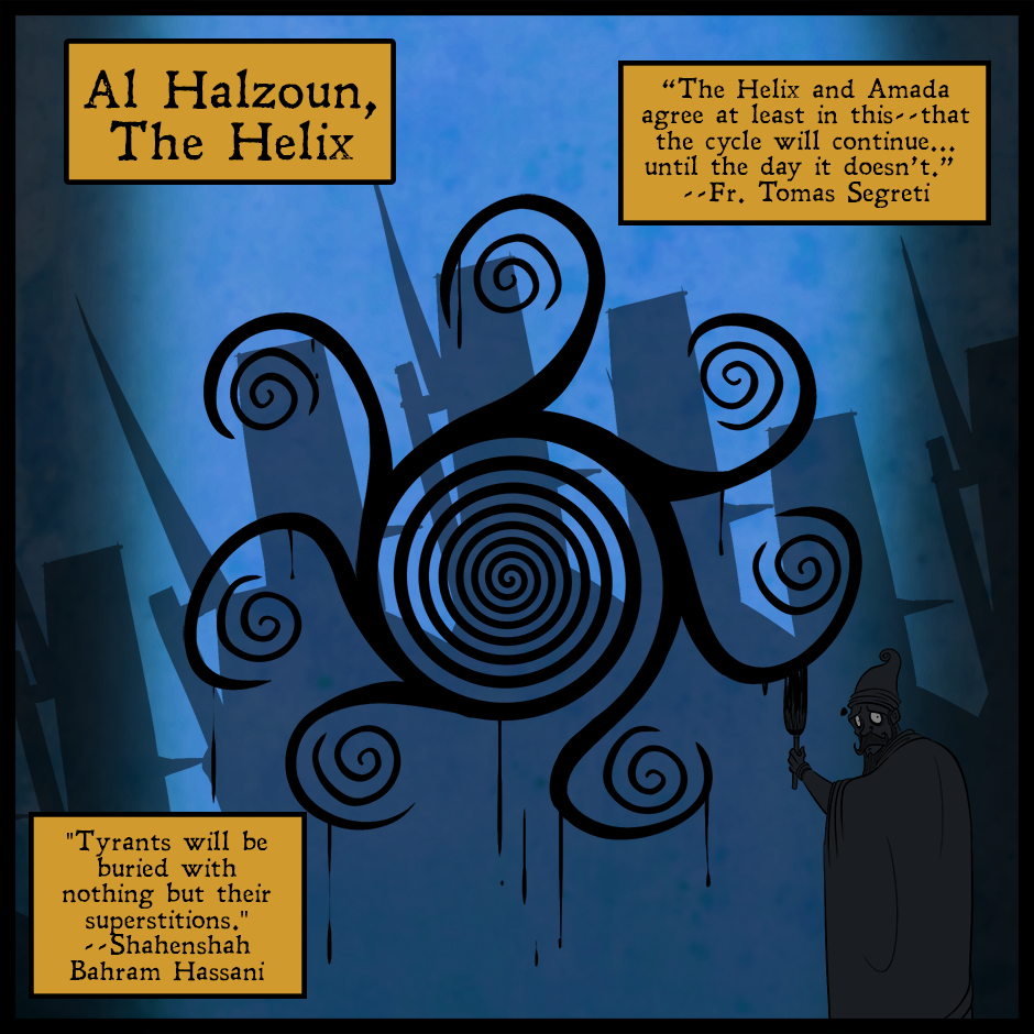 Read The Concord Initiative :: Inktober Day 19: Al Halzoun, the Helix ...