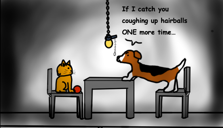 Read Beagle with a Deagle :: The Interrogation | Tapas Comics