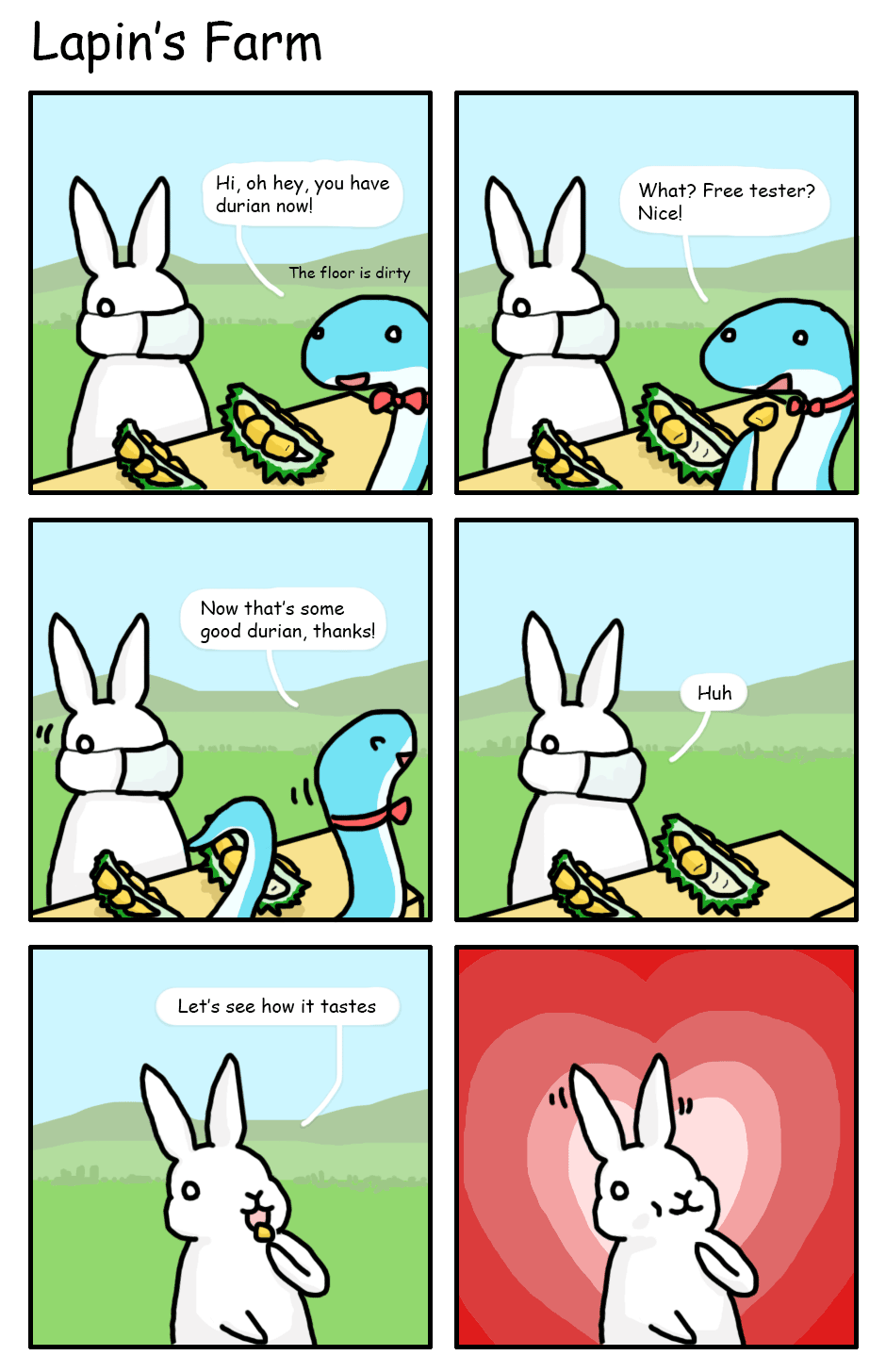 Read Lapin's Farm :: Durian Tastes Good! | Tapas Comics