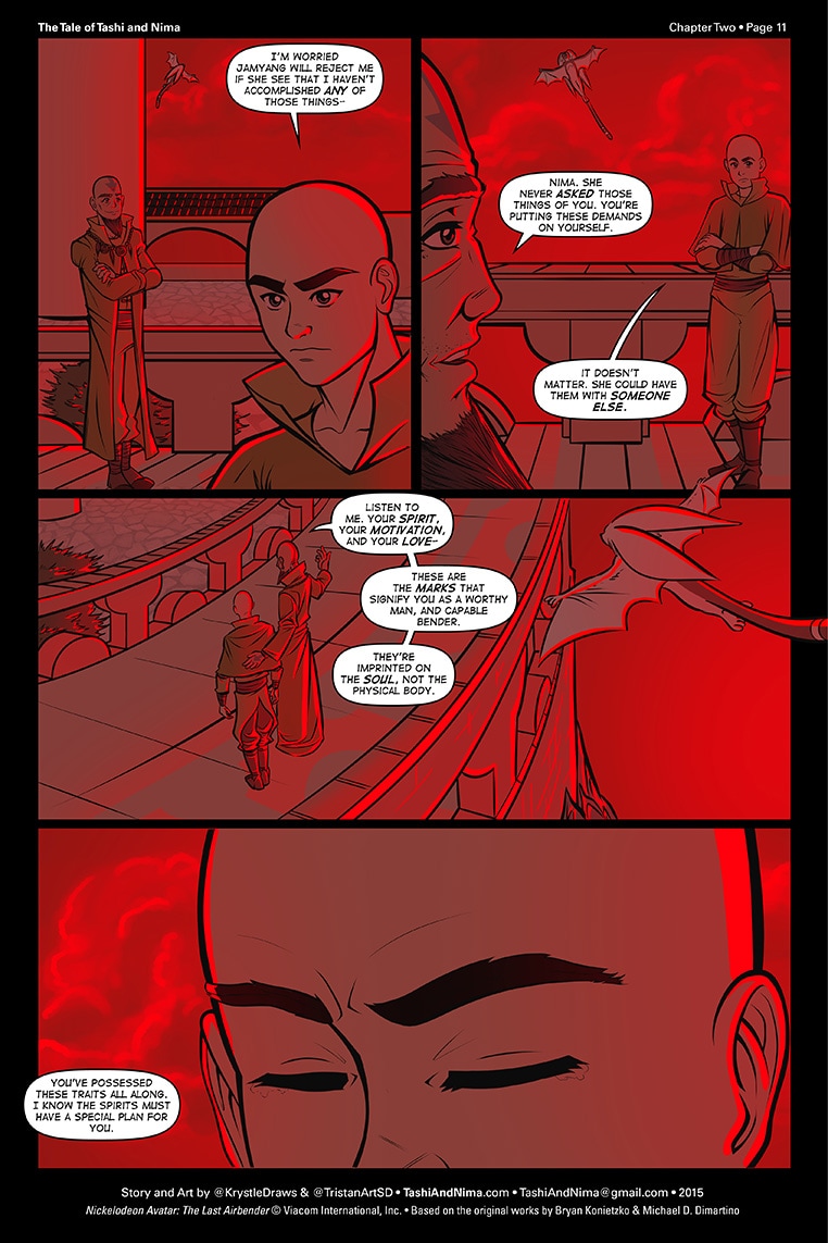 Read Avatar: The Tale of Tashi and Nima :: V.1, Ch.2 (pgs. 1-11 ...